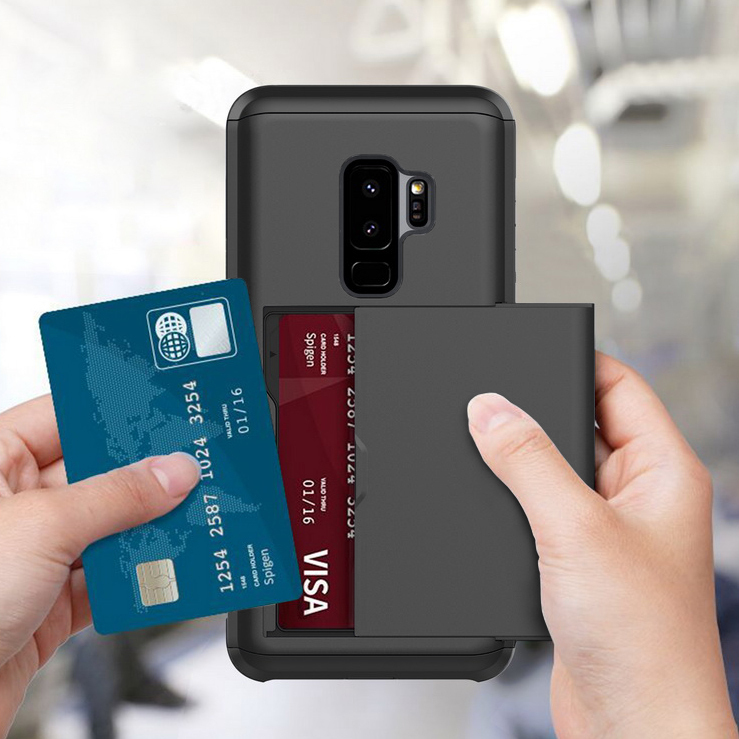 Tough Armour Slide Case Card Holder for Samsung Galaxy S9+